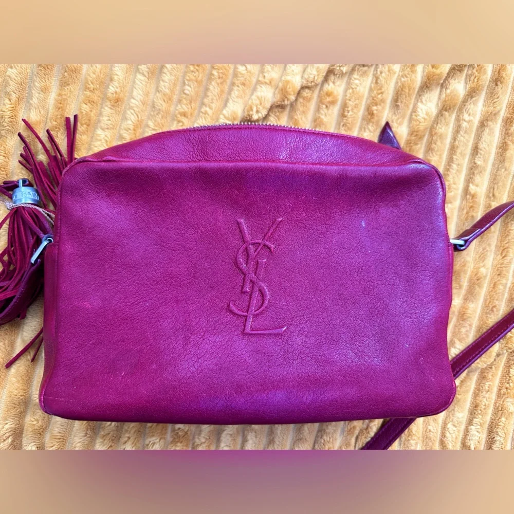 Yves Saint Laurent | Bags | Authentic Ysl Lambskin Monogram Small Lou ...